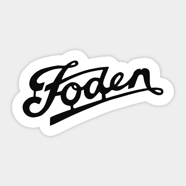 Vintage Foden truck emblem - Foden - Sticker | TeePublic