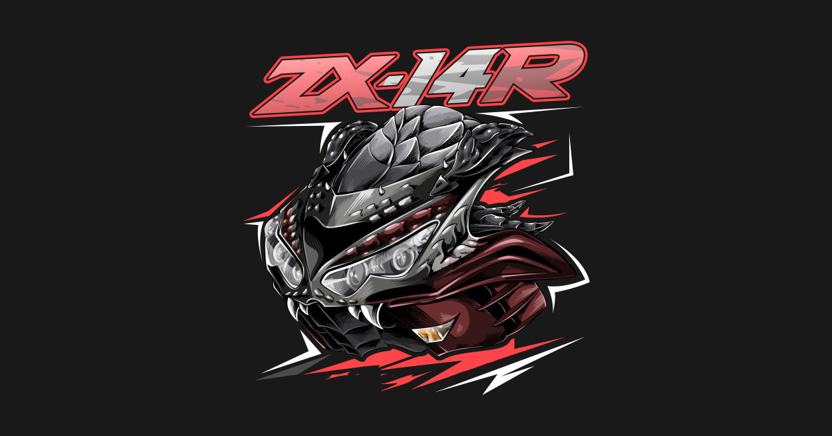 Kawasaki ZX14R 2025 Sovereign Red & Black & Graphite Gray, Motorcycle T ...