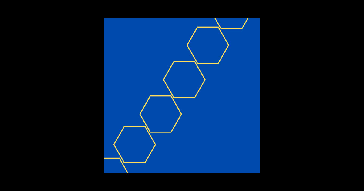 Abstract hexagon pattern - Abstract Hexagon Pattern - Sticker | TeePublic