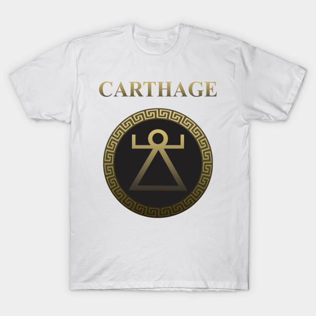 Ancient Carthage Symbol of Tanit - Carthage - T-Shirt | TeePublic