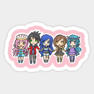 Funneh And The Krew Cartoon Stickers for Sale | TeePublic