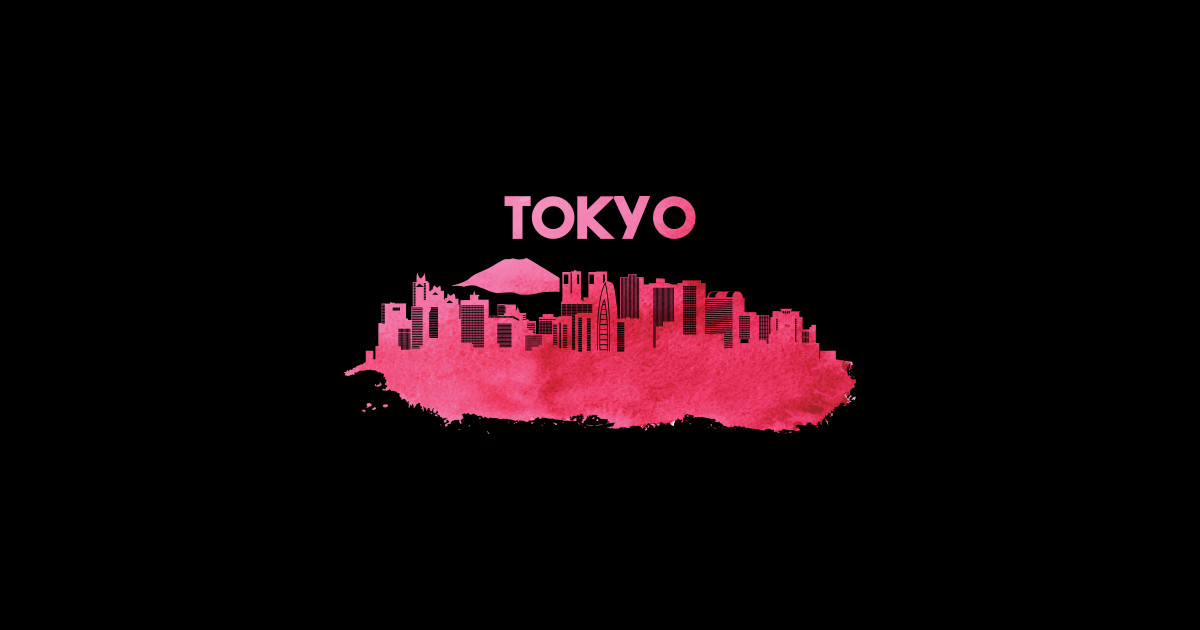Tokyo Skyline - Tokyo Skyline - Sticker | TeePublic