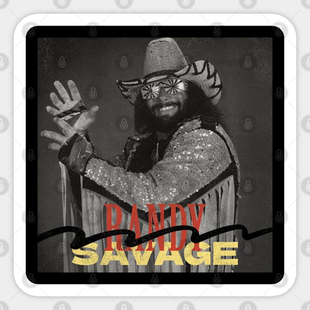 Randy Savage / Classic Style - Randy Savage - Sticker | TeePublic