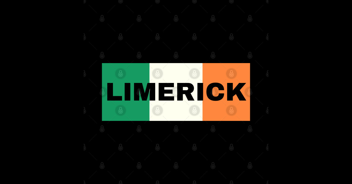 Limerick City in Irish Flag - Limerick - Sticker | TeePublic