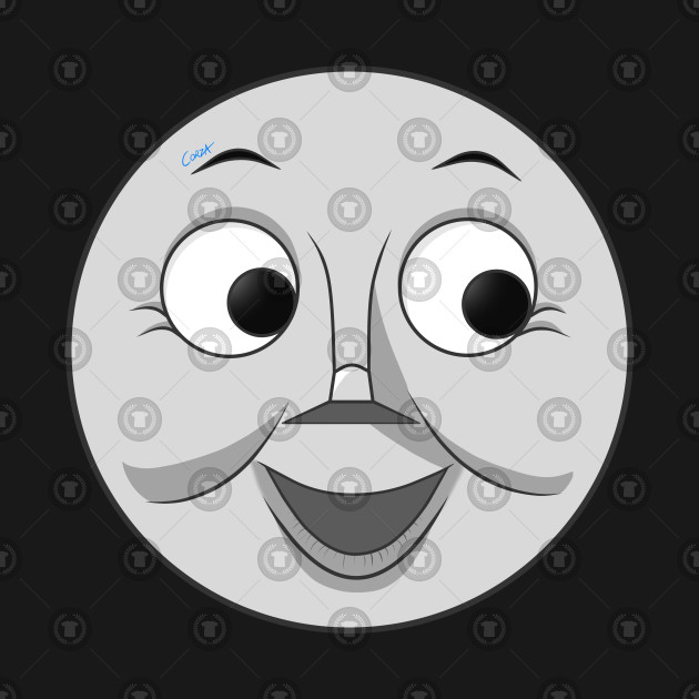 Donald & Douglas excited face - Thomas And Friends - T-Shirt | TeePublic