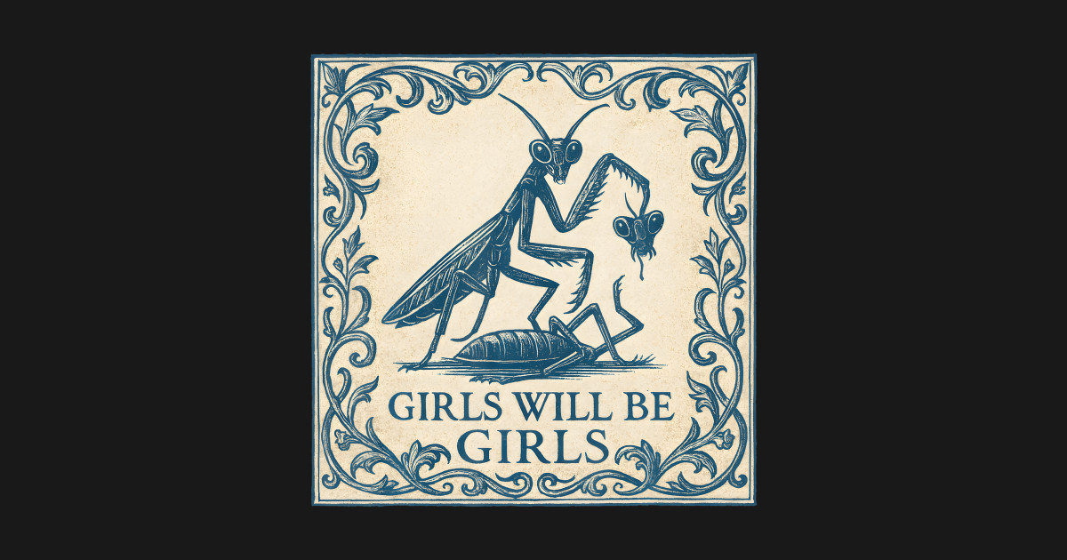 Will Be Praying Ms Medieval Art s - Medieval Insect Art - T-Shirt ...