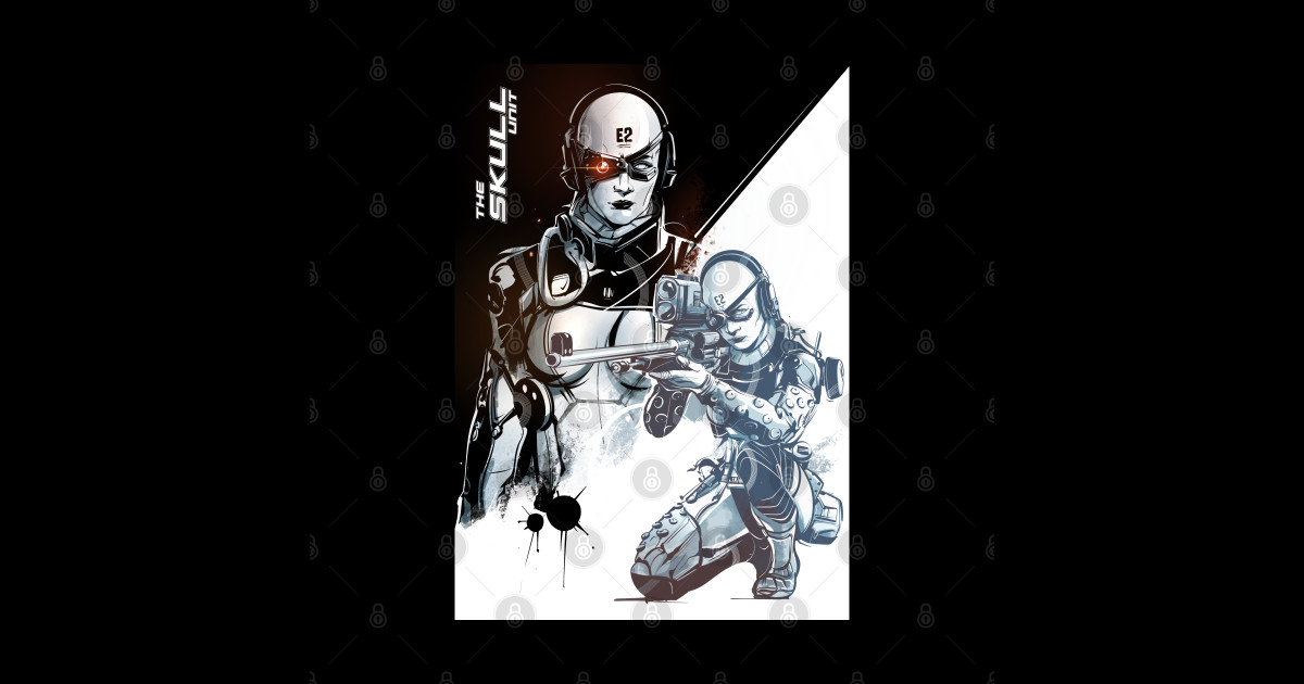 MGSV Skull Unit V1 - Metal Gear Solid - Sticker | TeePublic