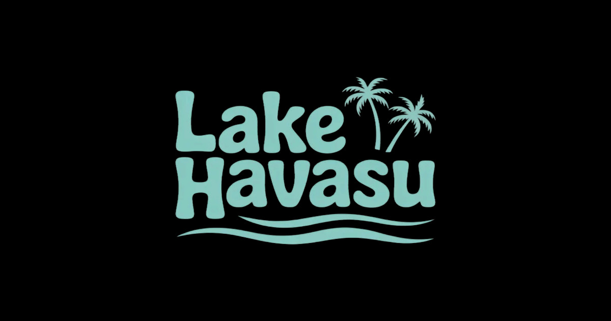 Lake Havasu Palm Trees - Palm Trees - Sticker | TeePublic