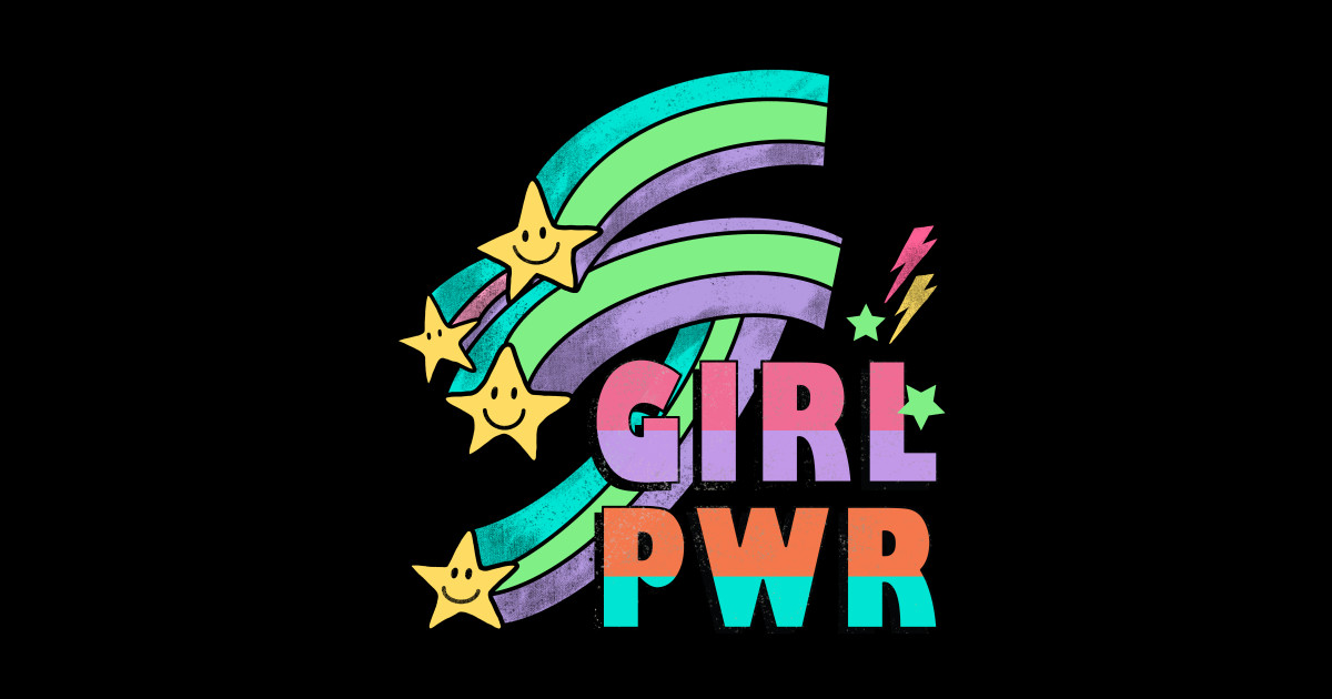 Retro Girl Power 80s Gift - Girl Power Gift - Posters and Art Prints ...
