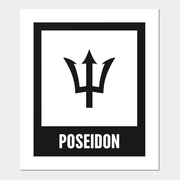 Poseidon | Greek Mythology God Symbol - Greek Mythology - Posters and ...