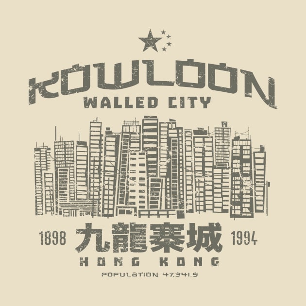 Kowloon Walled City - Walled City China - T-Shirt | TeePublic