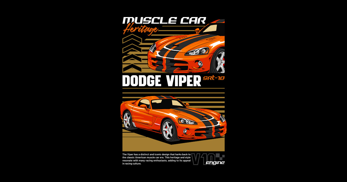 Iconic Viper SRT 10 Car - Iconic Viper Srt 10 Car - Posters and Art ...