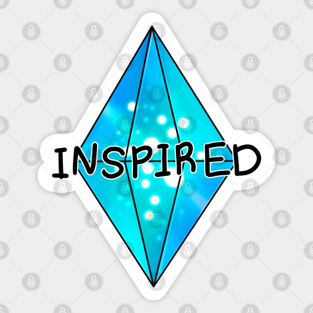 INSPIRED. Sims 4 mood plumbob - Sims - Sticker | TeePublic