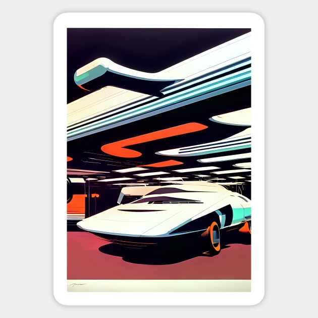 concept art of a car with a sidecar, painted by syd mead, high quality ...