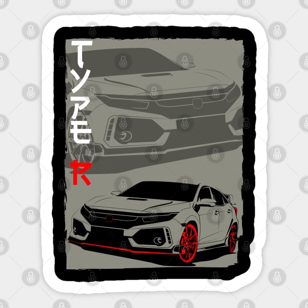 Civic Type R - Honda Civic Type R - Sticker | TeePublic