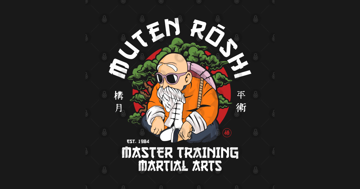 Muten Roshi - Master Roshi - Sticker | TeePublic