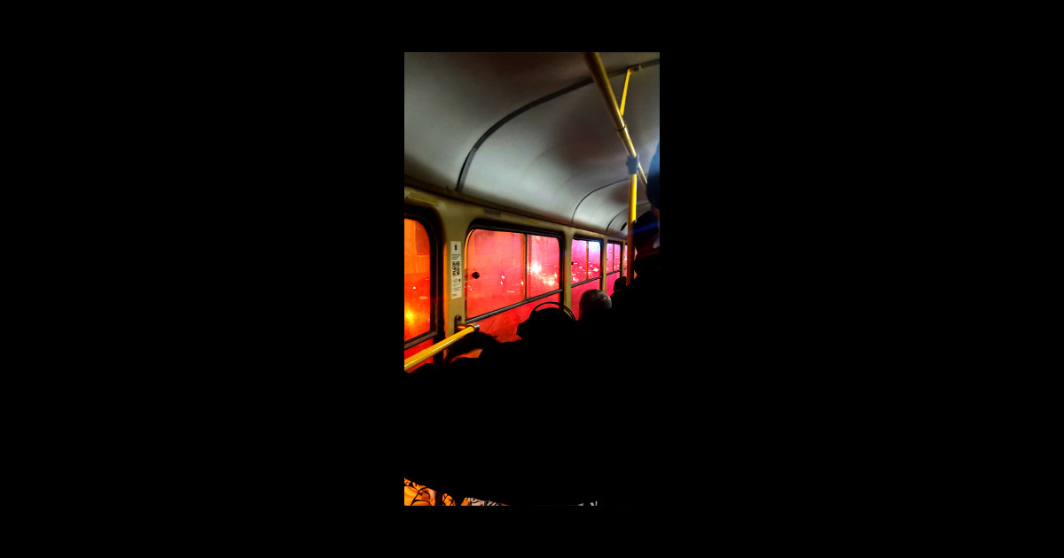 Red bus - Red Bus - Sticker | TeePublic