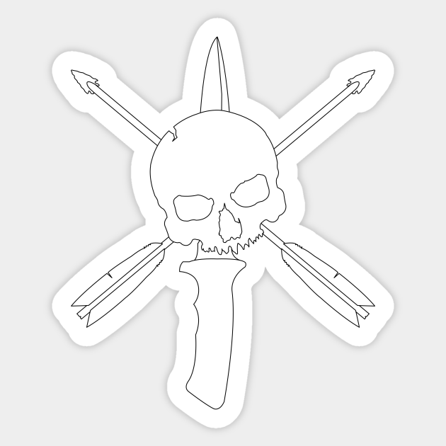 Special Forces, skull on dagger over crossed native arrows - Special ...