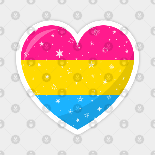 Pansexual Heart Pride Flag - Pansexual - Magnet | TeePublic