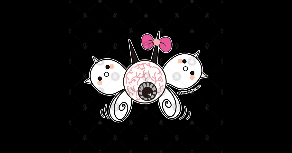 kawaii cute ghost cute eyeball, cute halloween - Kawaii Ghost - Posters ...