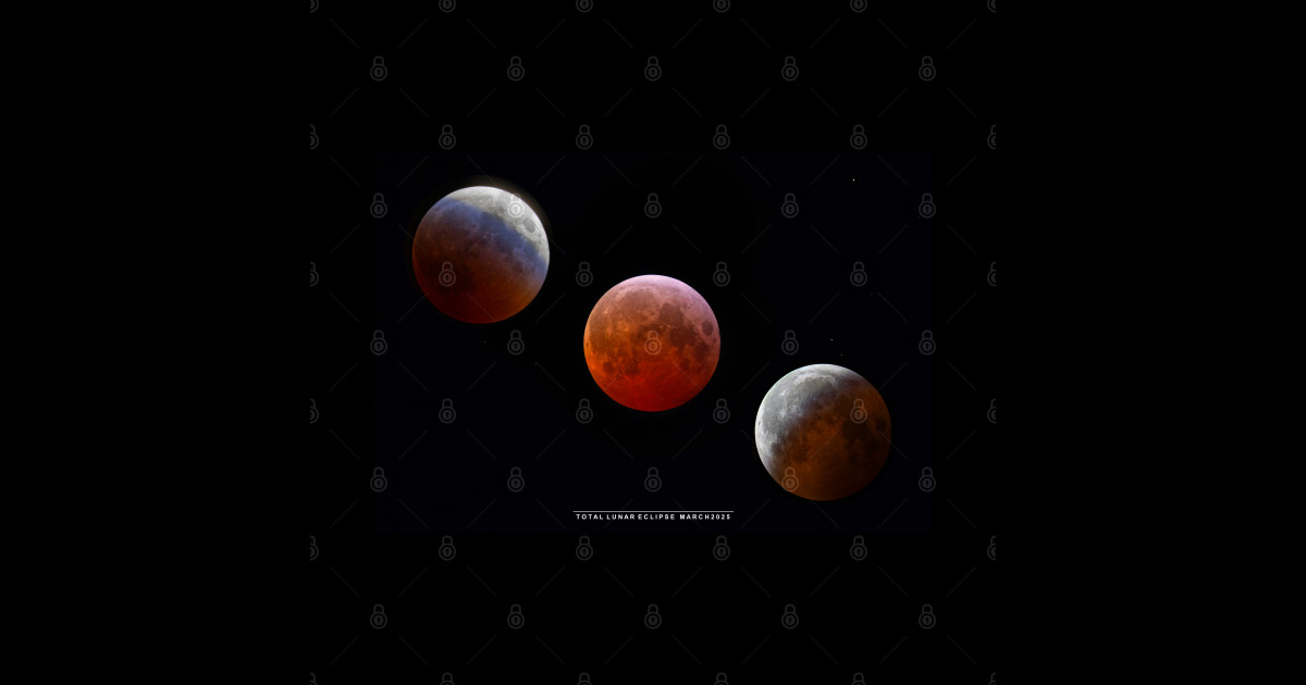Total Lunar Eclipse composite - March 14, 2025 - Total Lunar Eclipse ...