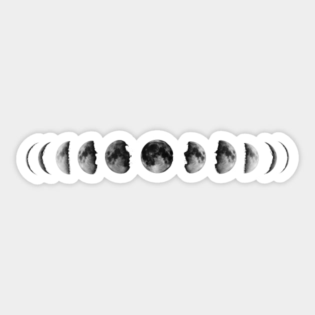 moon cycle - Moon Cycle - Sticker | TeePublic
