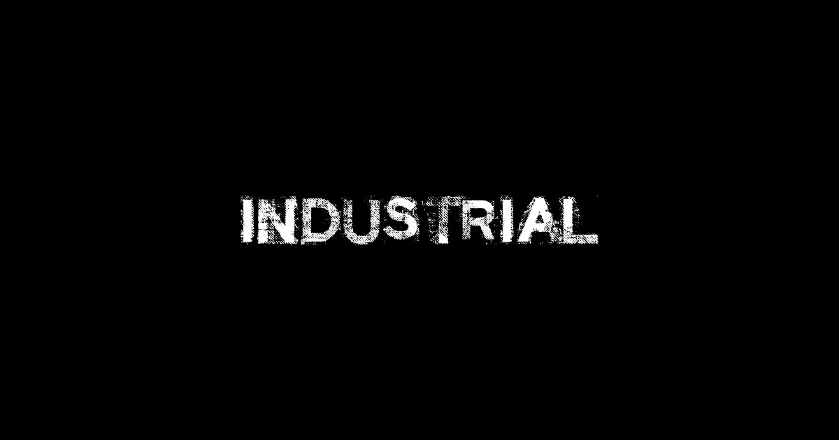 Industrial - Industrial - Sticker | TeePublic