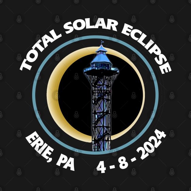 Erie Pennsylvania Total Solar Eclipse Lake Erie Path of Totality - Total Solar Eclipse 2024 ...
