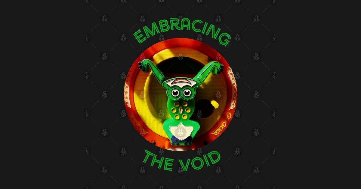 Embracing the Void Cute Frog doing Tai Chi - Frog - T-Shirt | TeePublic