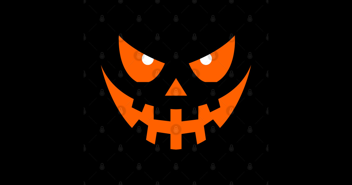 Halloween Scary Horror Face - Halloween Scary Horror Face - Sticker ...