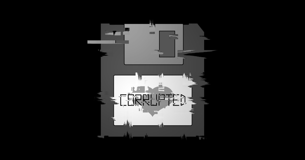 Corrupted 2.0 - Glitch - Sticker | TeePublic