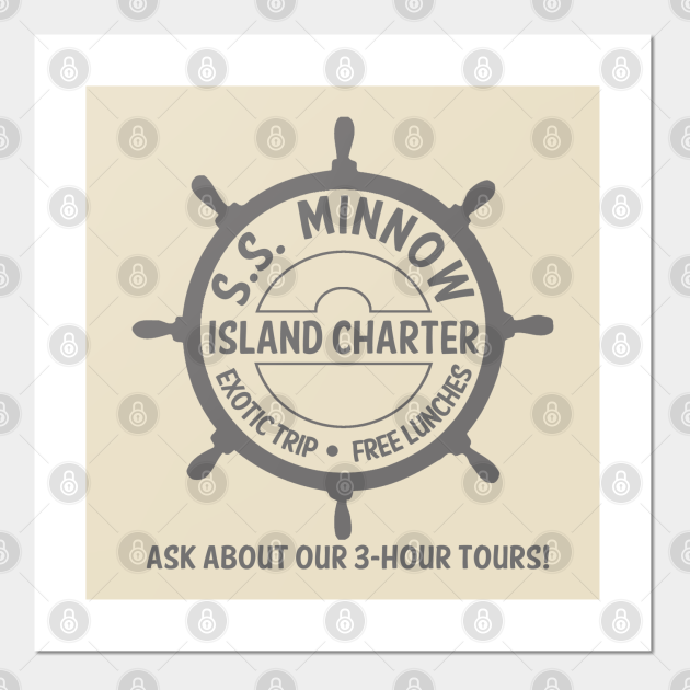 S.S. Minnow Tour - Gilligans Island - Posters and Art Prints | TeePublic