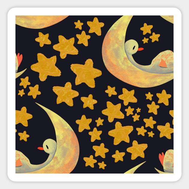 Goodnight Goose - Goose - Sticker | TeePublic