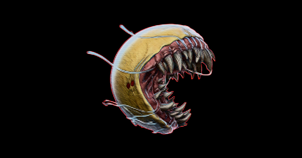 P.A.C man pixel - Pac Man - Magnet | TeePublic