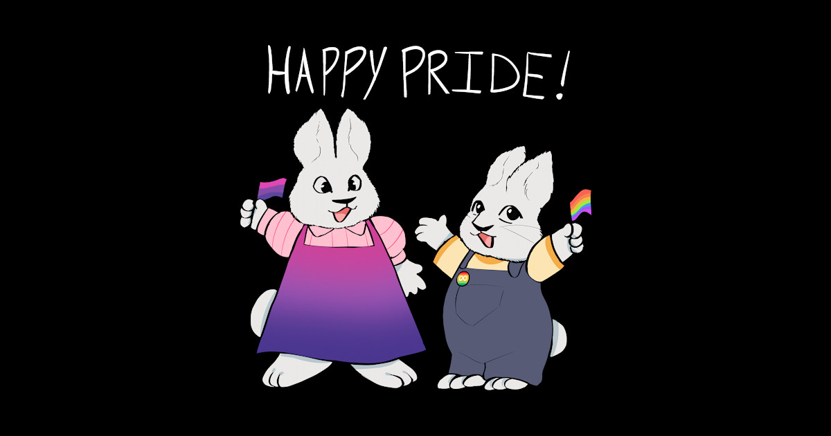 Max and Ruby pride LGBT - Pride - Sticker | TeePublic