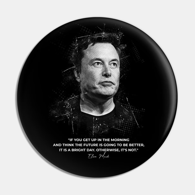 Elon Musk - Elon Musk - Pin | TeePublic