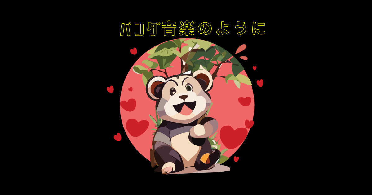 Kawaii Panda Laugh - Panda Love - Panda Lover - Sticker | TeePublic