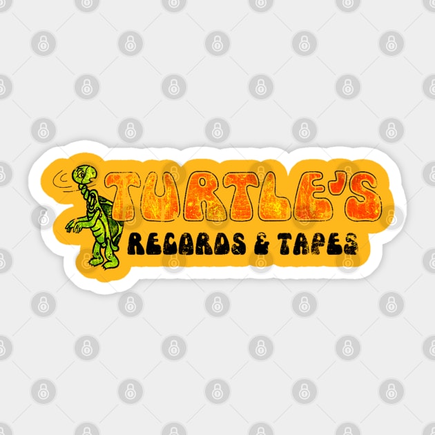 Turtles Records & Tapes [Defunct Record Store] - Defunct Logo - Sticker ...
