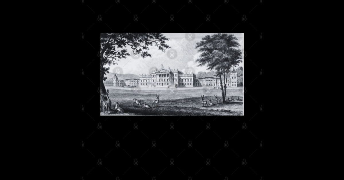 Pride & Prejudice Jane Austen Pemberley Estate - Pemberley - Sticker ...