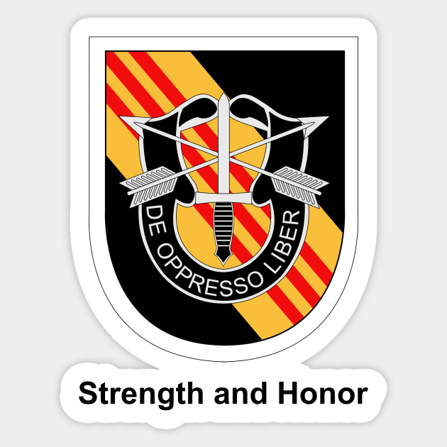 5th Special Forces Group (Airborne) Beret Flash, From the Rest Comes ...