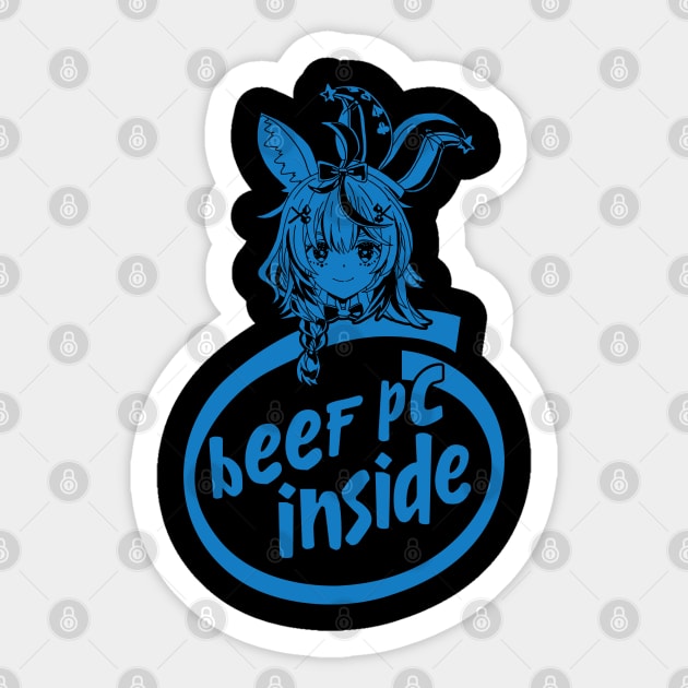 Beef PC Inside - Anime - Sticker | TeePublic