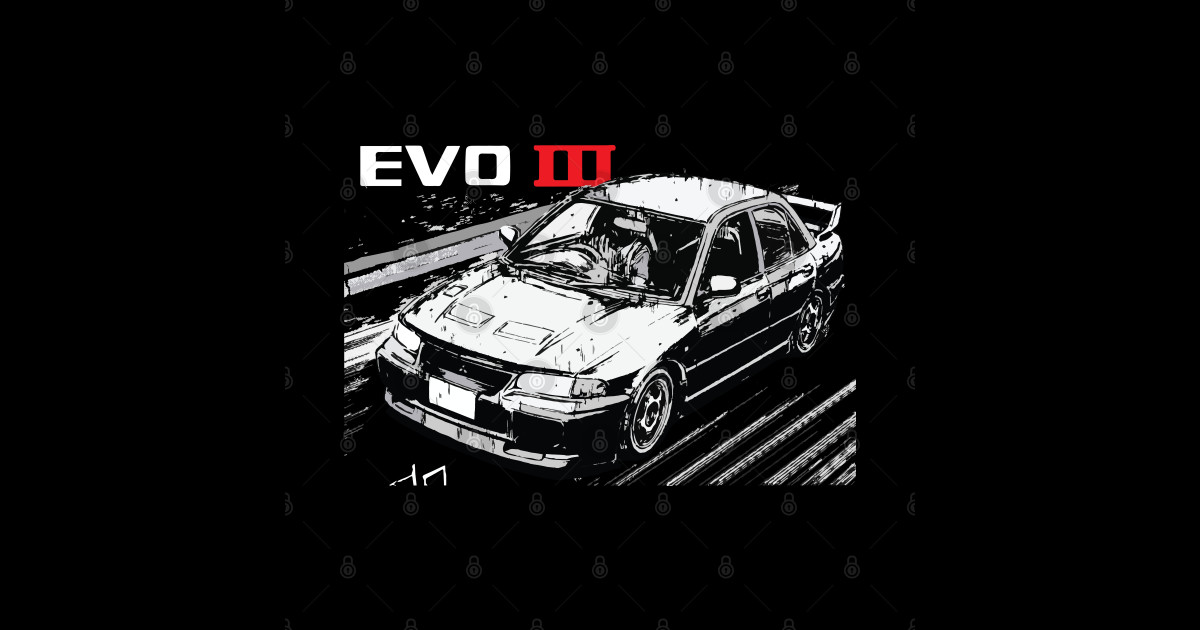 classic initial d evo III evolution 3 Emperor team - Intial D Anime ...