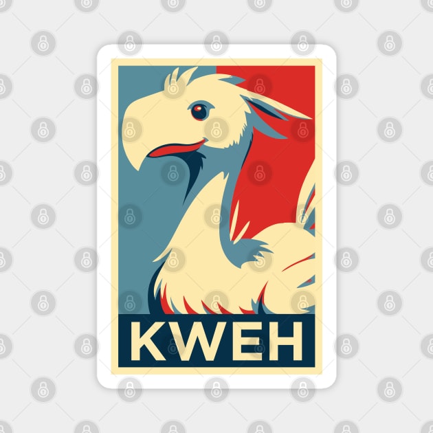 Kweh: Choco the Chocobo Poster - Final Fantasy - Magnet | TeePublic