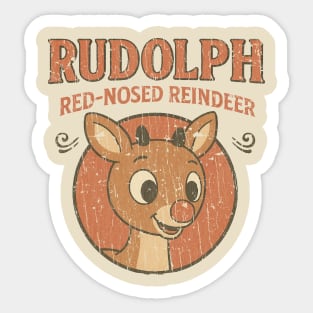 Holiday Freak Red Nosed Reindeer Funny Stickers for Sale | TeePublic