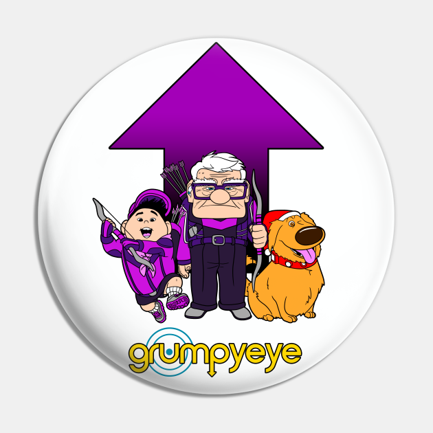 Grumpyeye - Hawkeye - Pin | TeePublic