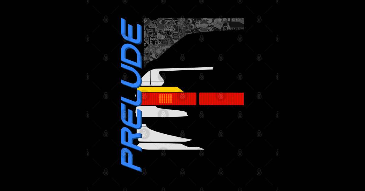 Prelude Si 1990 - Honda Prelude - Sticker | TeePublic