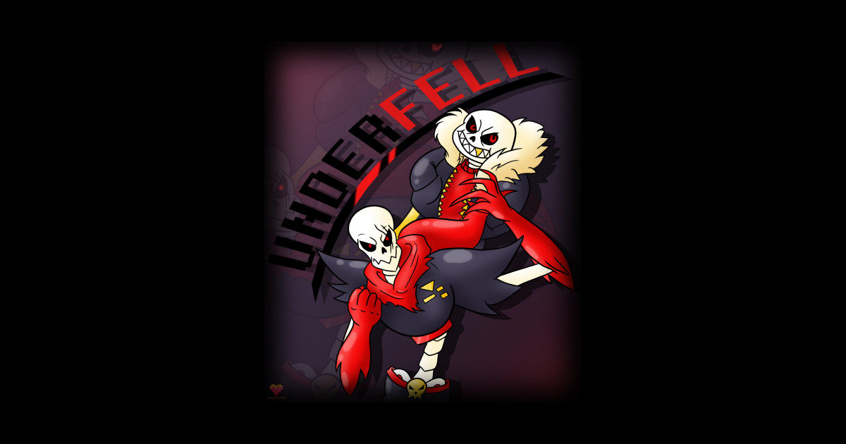 Underfell Sans and Papyrus! - Underfell - Posters and Art Prints ...