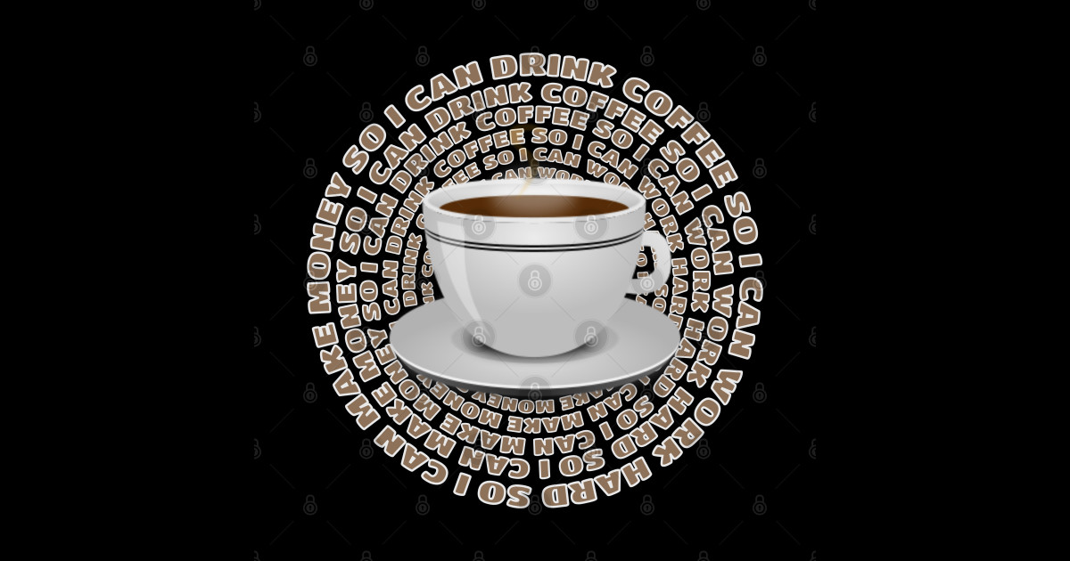 Coffee Loop Of Addiction - Cofffee - Tapestry | TeePublic