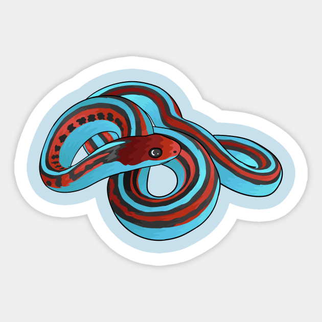 San Francisco garter snake cartoon illustration - San Francisco Garter ...