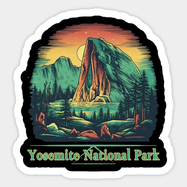 Yosemite National Park - Yosemite - Sticker | TeePublic